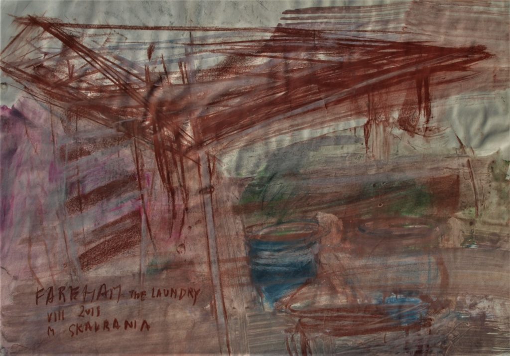 Małgorzata Skałbania: Fareham Tunnel i inne obrazy – plaża